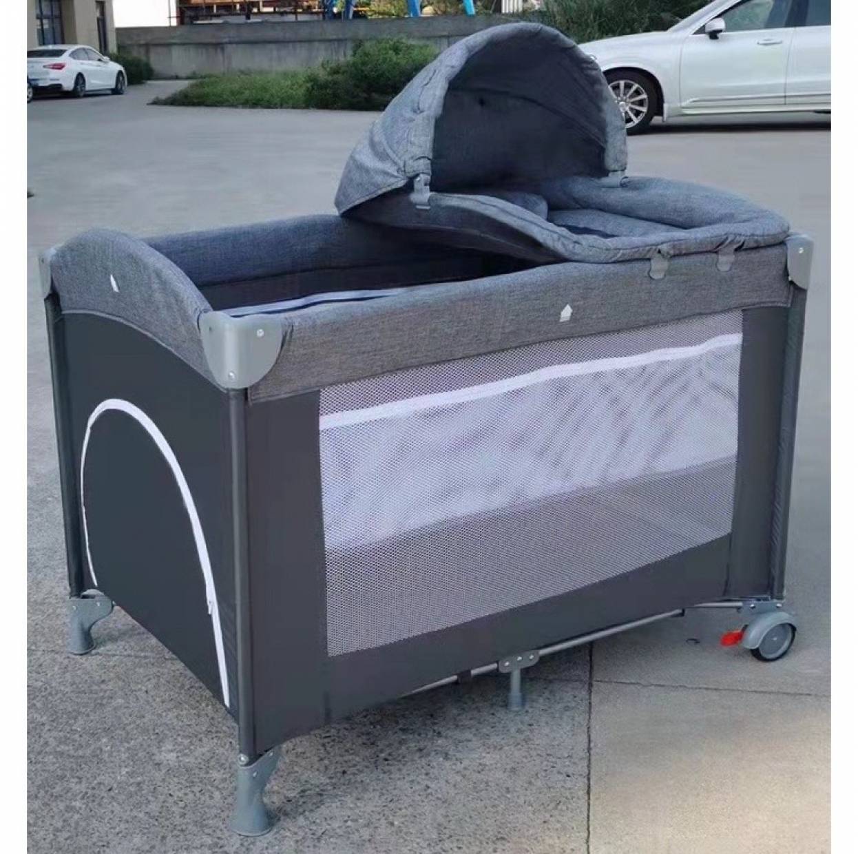 4 in 1 Playpen Baby Multifunctional Portable Foldable Newborn Bed with ...